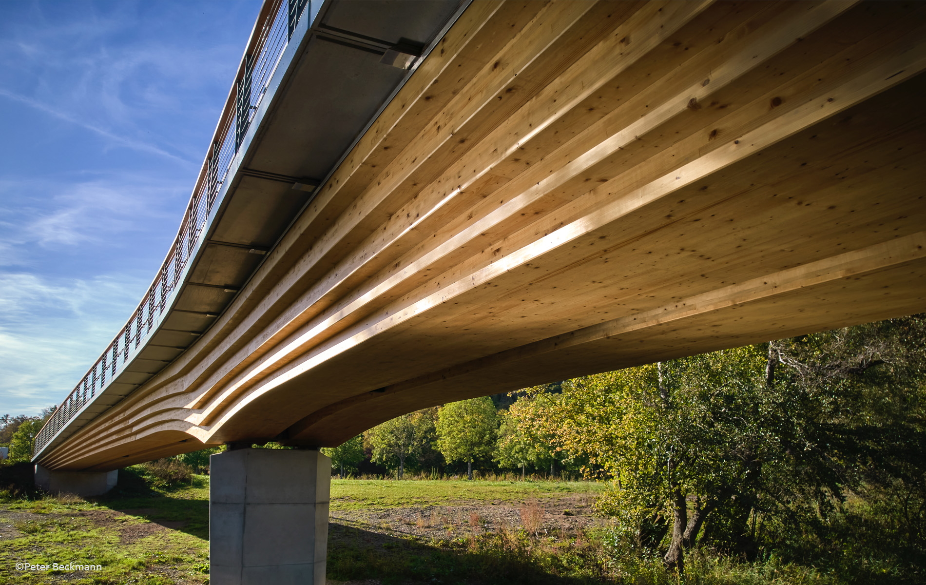 Timber construction and timber bridge construction
